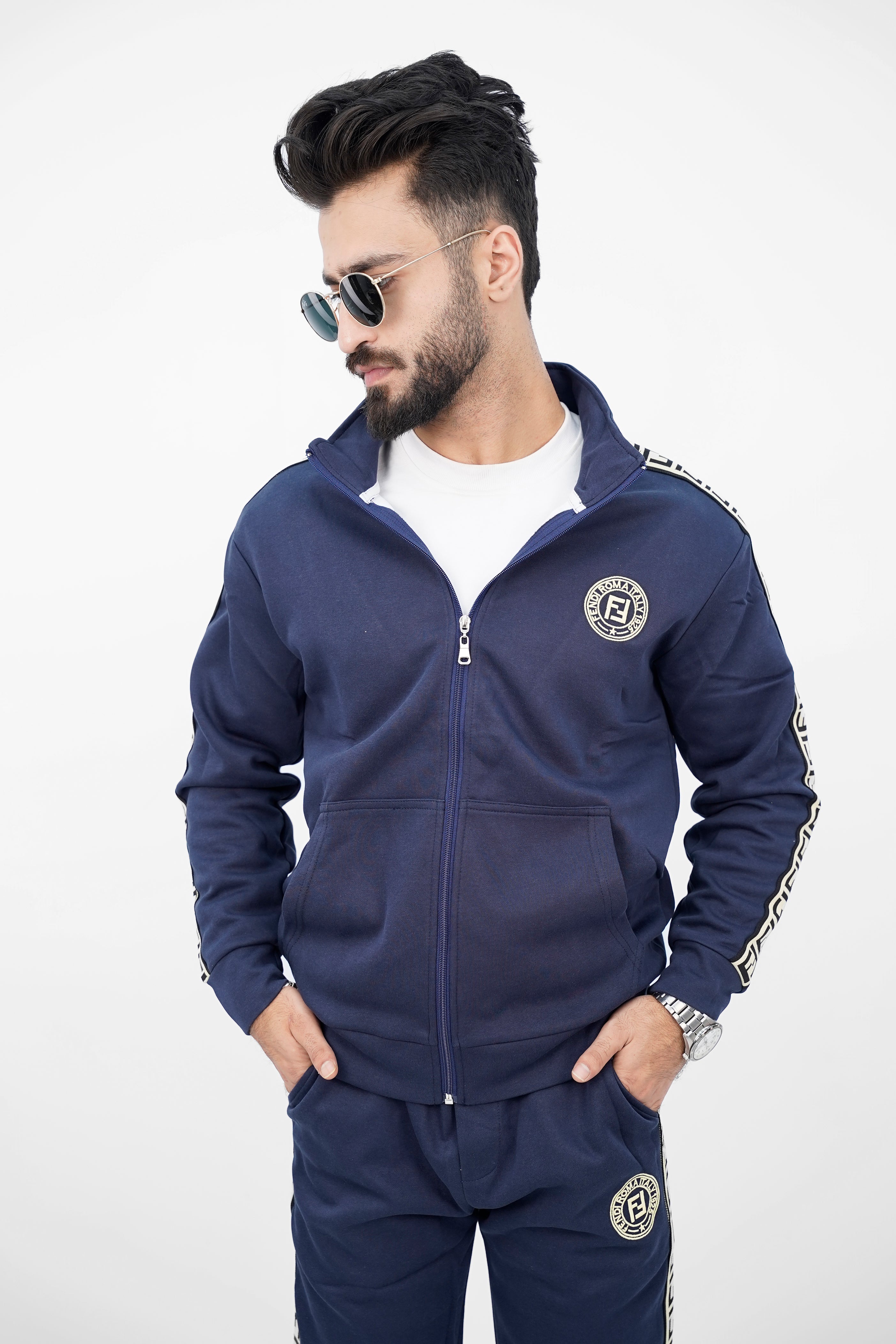 Fendi Navy Tracksuit ST-3407 – Splayd