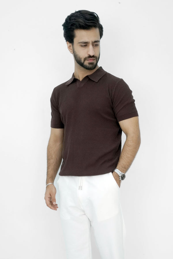 Elite V-Neck Green Polo Shirt PS-4361 – Splayd
