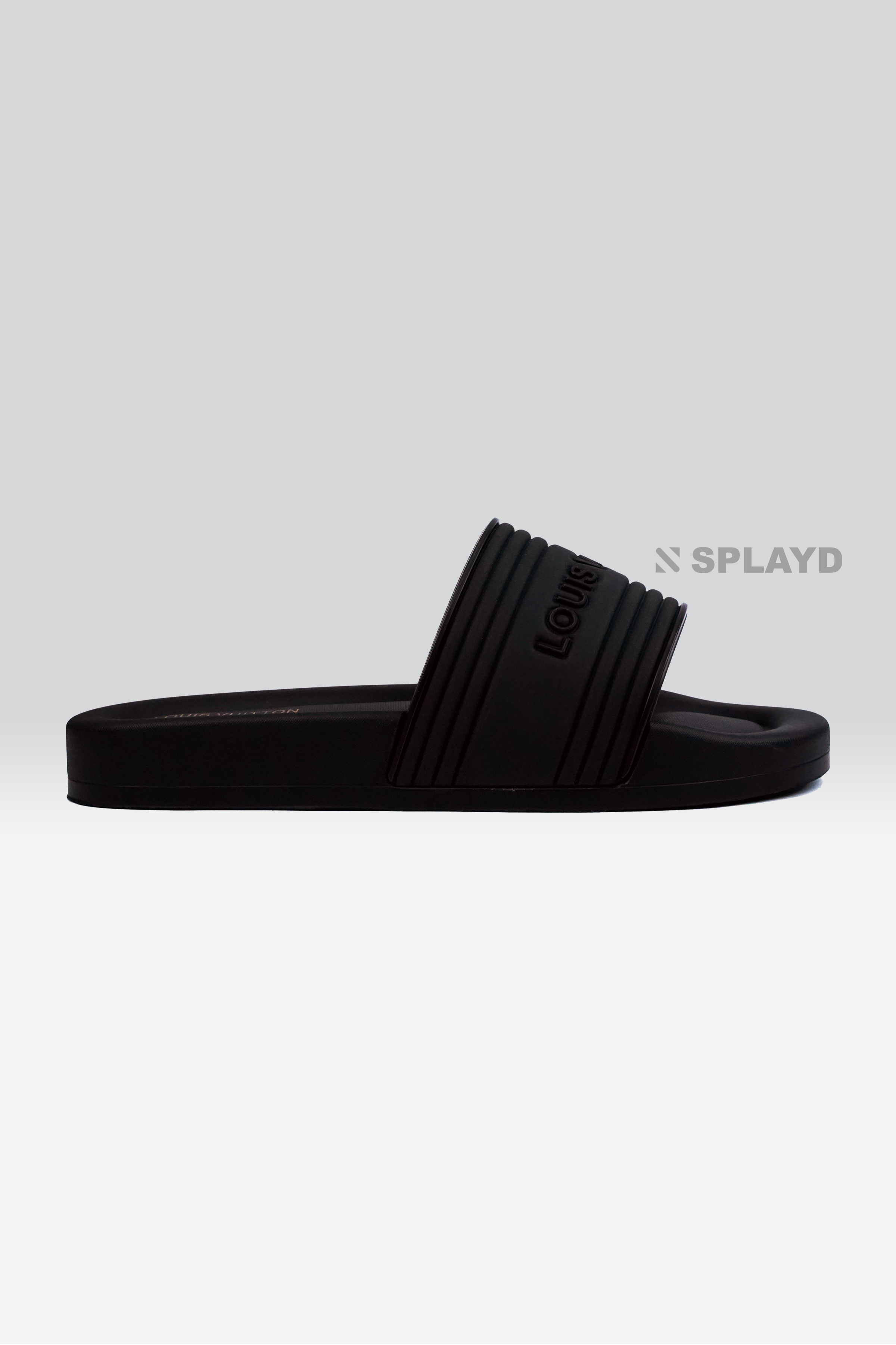 Louis Vuitton Dusky Black Slide – Splayd