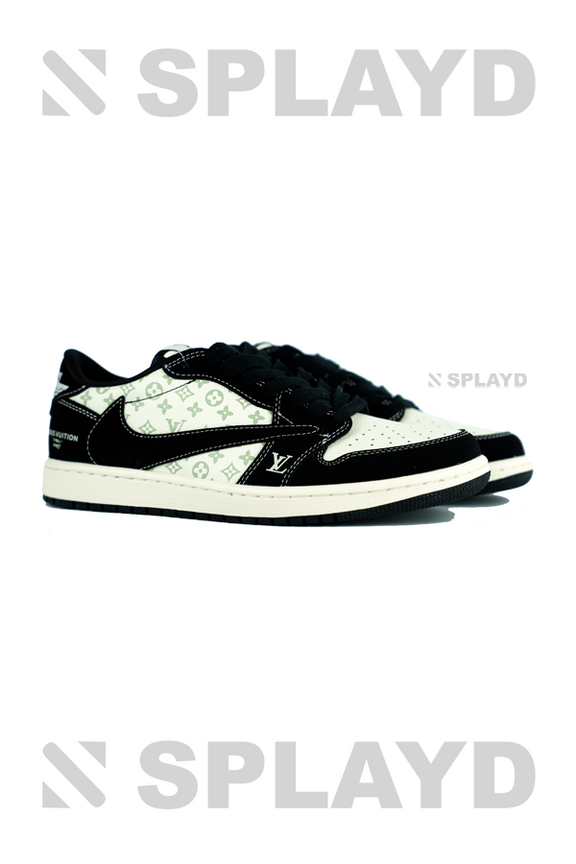 J-1 Low Travis Scott LV Black White – Splayd
