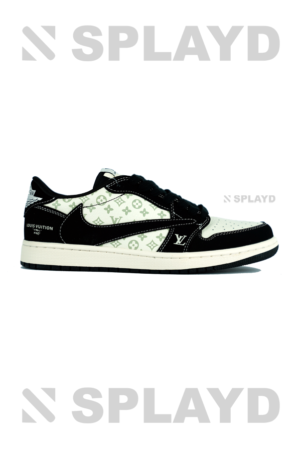 J-1 Low Travis Scott LV Black White – Splayd