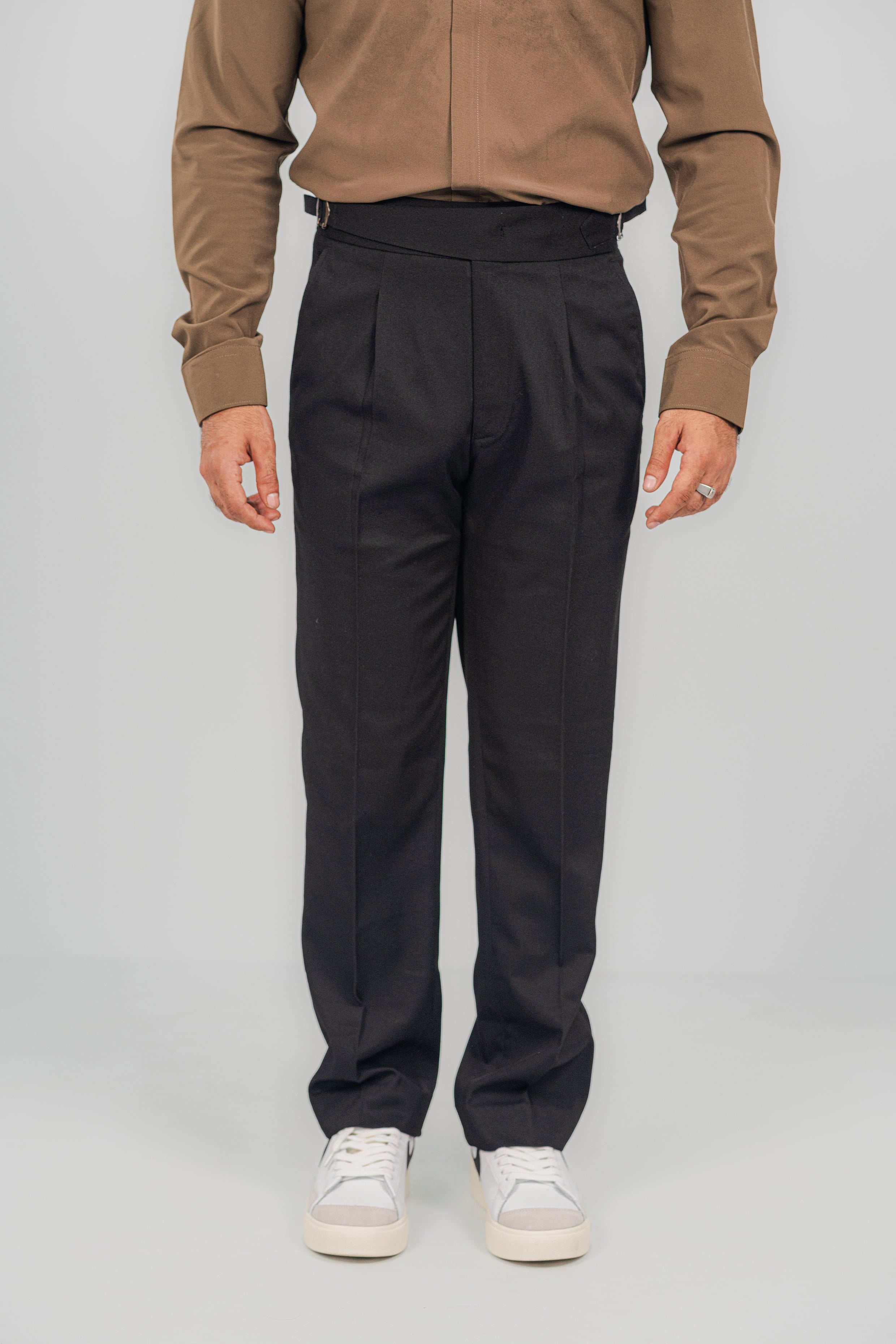 Gurkha Solid Black Pant FP-2801 – Splayd
